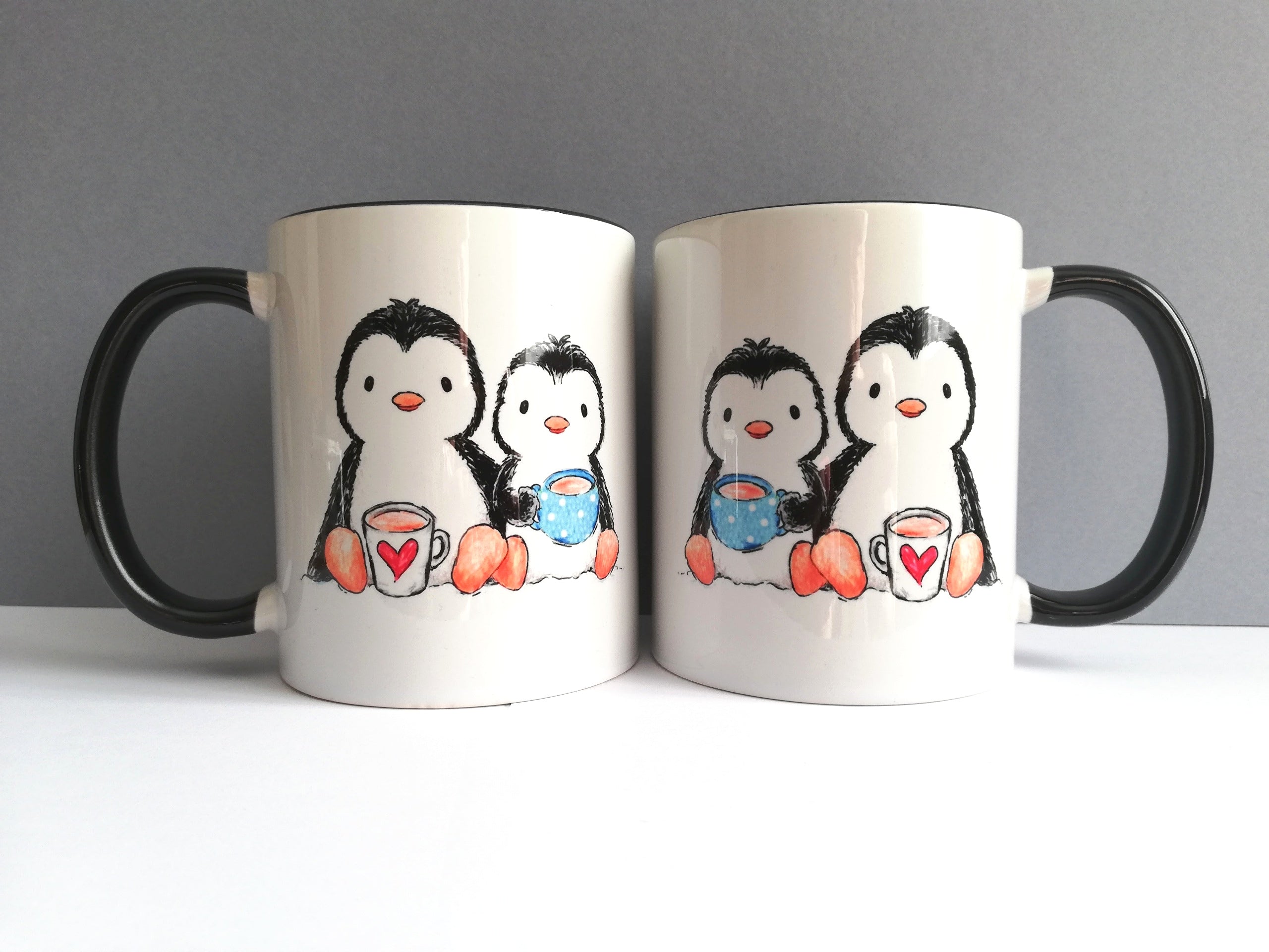 Penguin mug – by Kate Elford